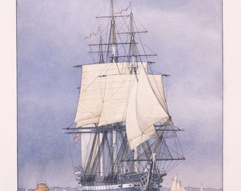 Ship SUSAN CONSTANT signed by artist by WilliamGilkerson on Etsy