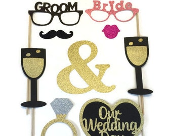 Photo Booth Props 3 Piece Masquerade Masks by CraftingbyDenise