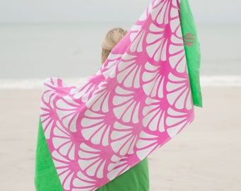 Seashell towel | Etsy