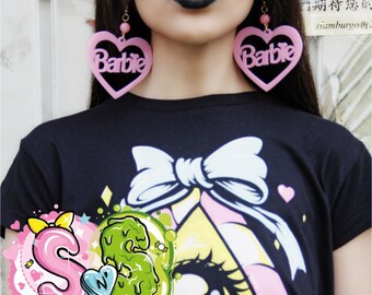 Barbie earrings | Etsy