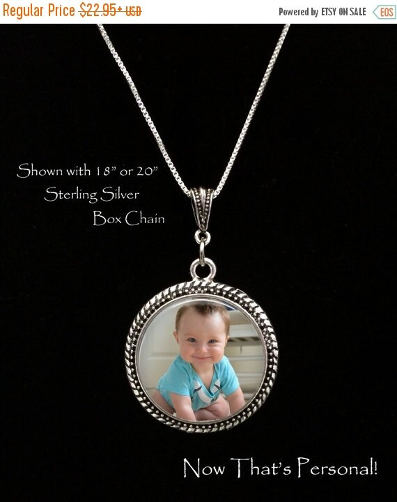 Photo Necklace Photo Pendant Custom Photo by NowThatsPersonal