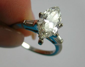 Marquise diamond | Etsy