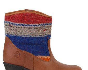 Unique boho boots related items | Etsy