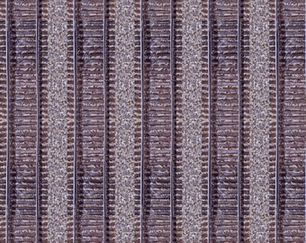 Train track fabric | Etsy