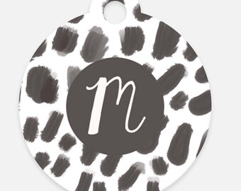 Initial dog tags | Etsy