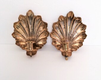 Shell wall sconce | Etsy