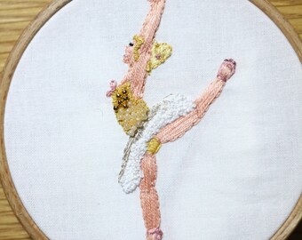 Unique dance embroidery related items | Etsy