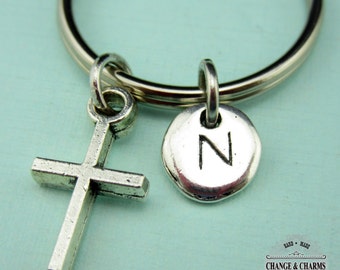 Cross keychain | Etsy