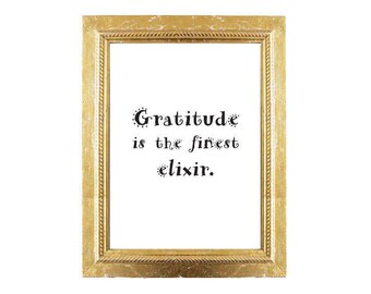 Gratitude frame | Etsy