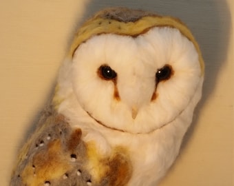 Needle felted owl | Etsy