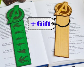 Avengers bookmark | Etsy