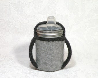 Canning Jar Glass Sippy cup