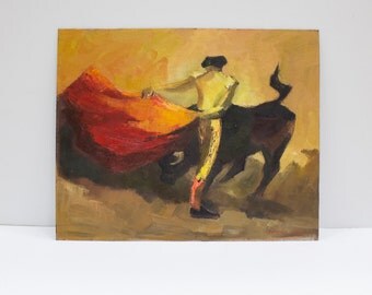 Matador painting | Etsy