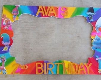 Trolls photo frame | Etsy