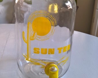 Sun tea jar | Etsy