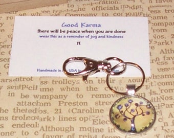 Karma keychain | Etsy