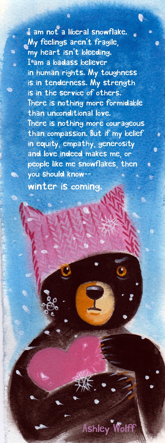 I am not a liberal snowflake