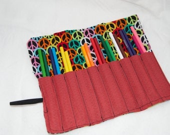 Unique roll up pencil case related items | Etsy