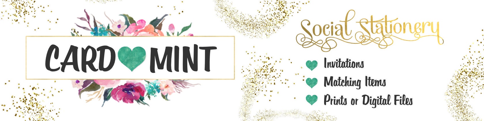 Invitations Printed & Printable Templates Party Decor by cardmint