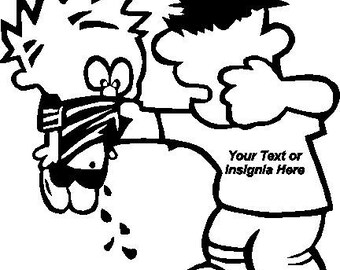 Calvin peeing | Etsy