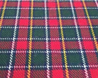 Green check fabric | Etsy