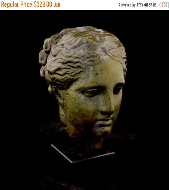 ON SALE Hygeia head statue Ancient Greek Goddess by GreekDemigods