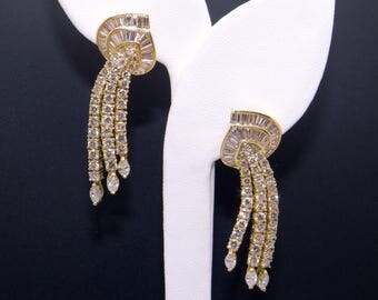 Omega back earrings | Etsy