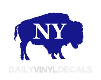 Buffalo wall decal | Etsy