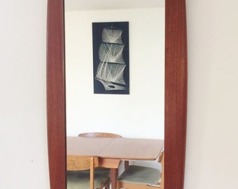 Wood framed mirror | Etsy