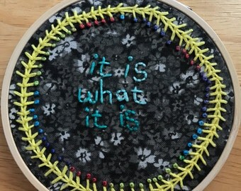 Items similar to Orange Burst - Gradient / Ombre Embroidery Hoop Art ...