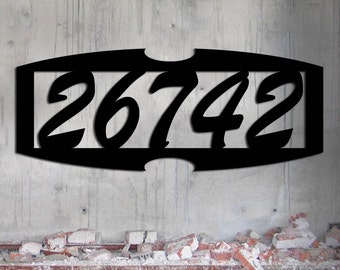 Script house number | Etsy