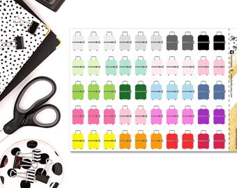 Suitcase stickers | Etsy