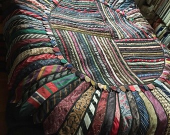 Necktie quilt | Etsy