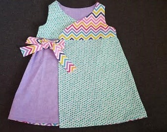 Items similar to Baby and Toddler Wrap Dress Sewing Pattern, PDF ...