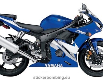 Motorcycle YAMAHA R6 Yzf Street Bike or your Bike Bride and