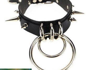 Goth collar | Etsy
