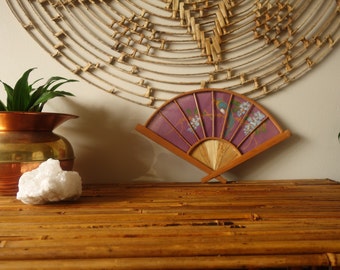 Asian fan wall decor | Etsy