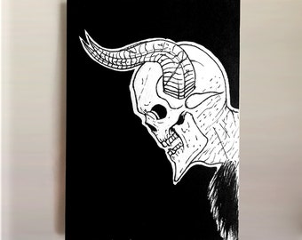 Devil skeleton | Etsy