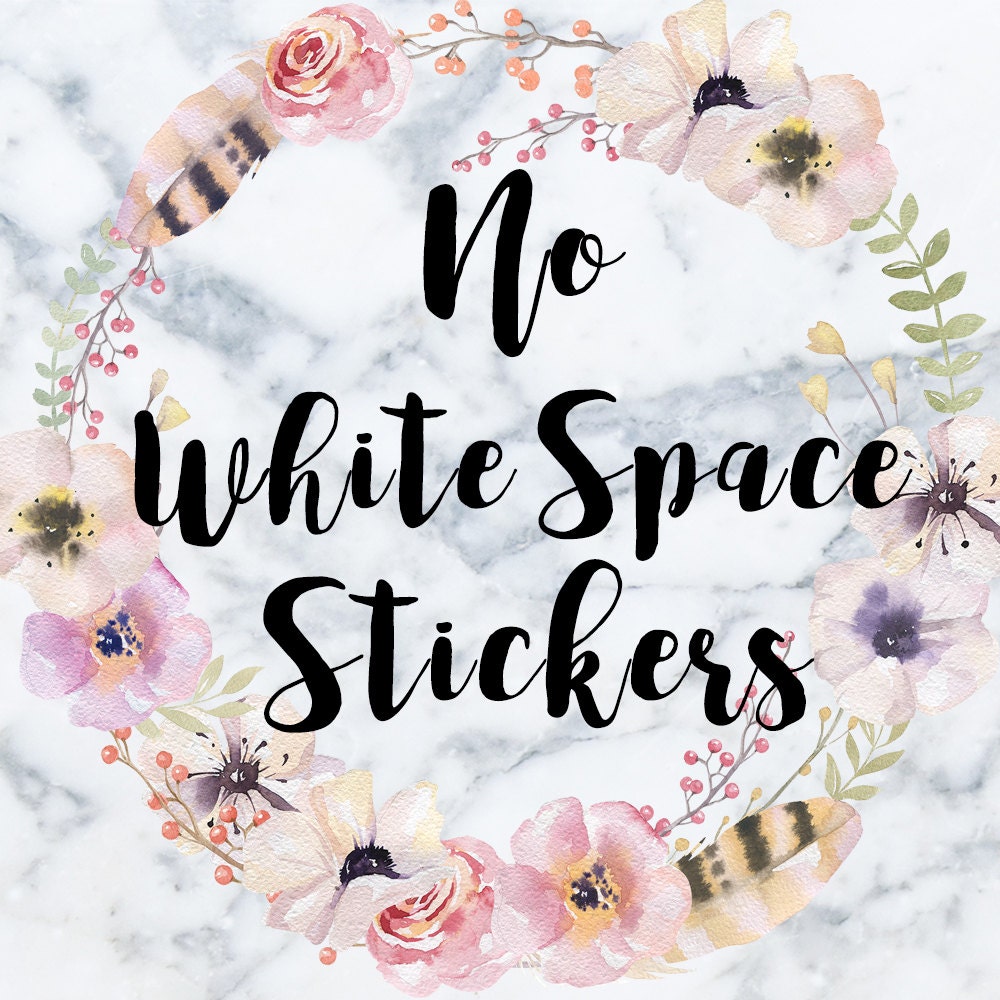 No White Space Sticker Spreads for ECLP & by NoWhiteSpaceStickers