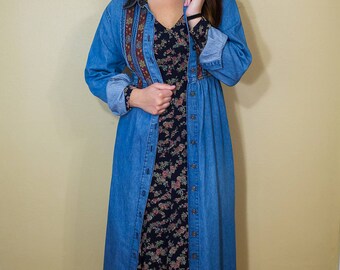 Denim duster | Etsy