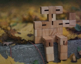 Wood robot | Etsy