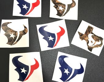 Houston texans decal | Etsy