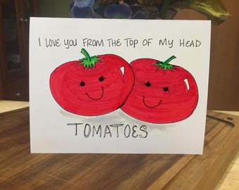 Tomato pun | Etsy
