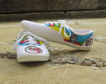 Stained glass shoes | Etsy