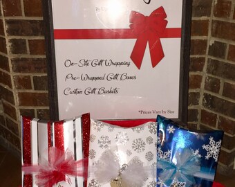 Pre wrapped gift box | Etsy