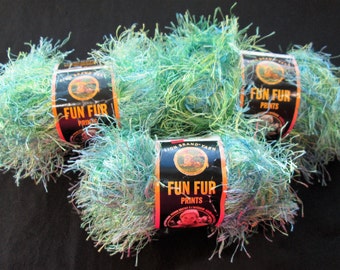 Fun fur yarn | Etsy