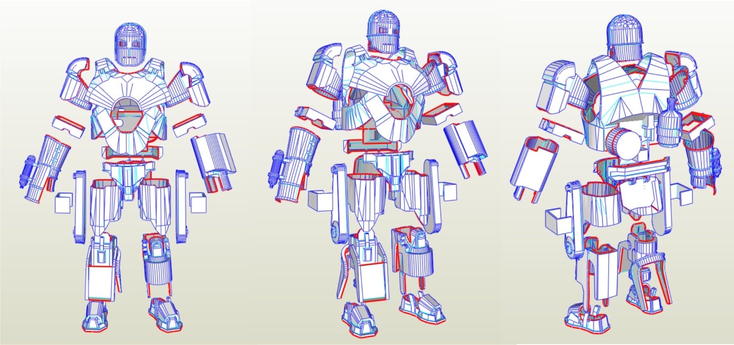 Iron man Mark 1 armor suit wearable cosplay pepakura patters