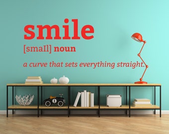 Positive wall decal | Etsy