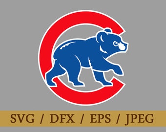 Chicago cubs svg | Etsy