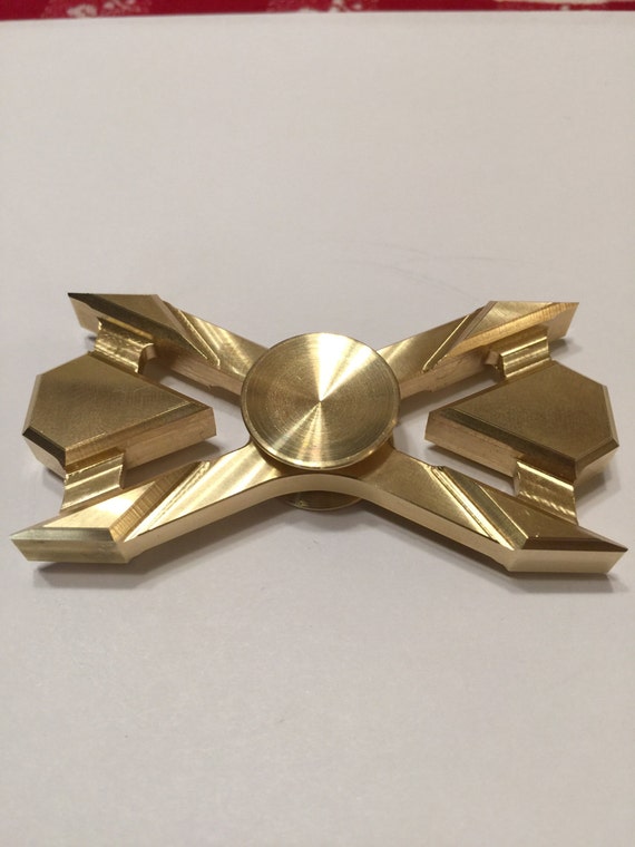 Custom Brass Hand Spinner/Fidget Toy